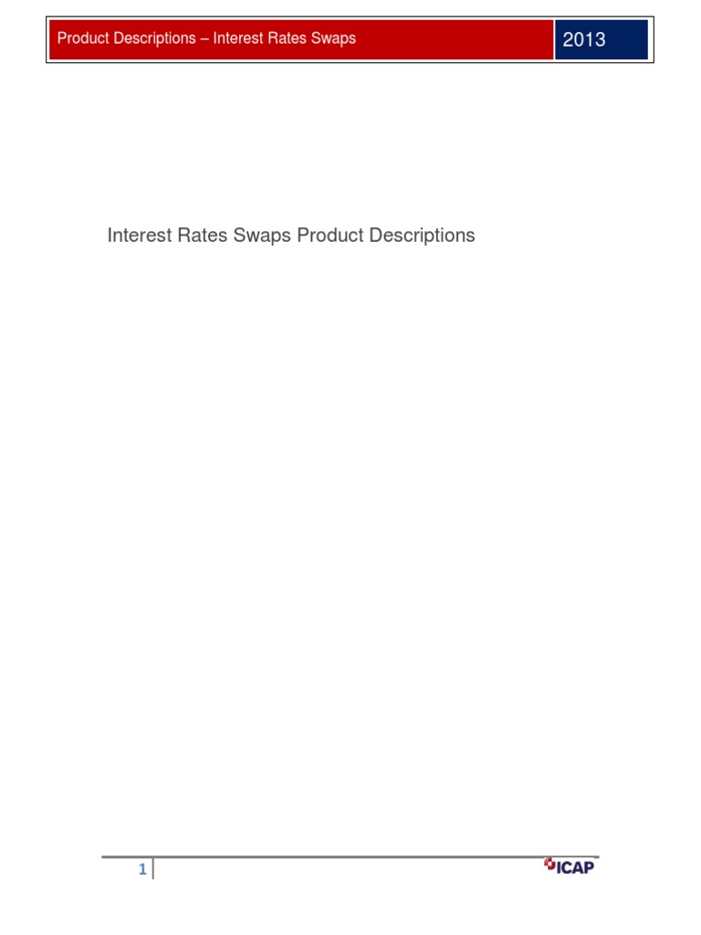 Icap Interest Rates Docs | PDF | Interest Rate Swap | Swap (Finance)