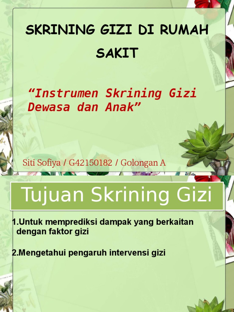 Skrining Gizi | PDF