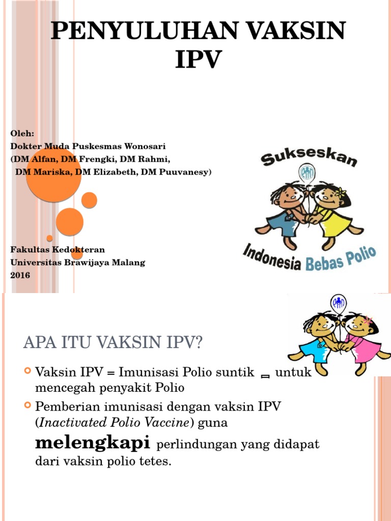 Vaksin IPV | PDF