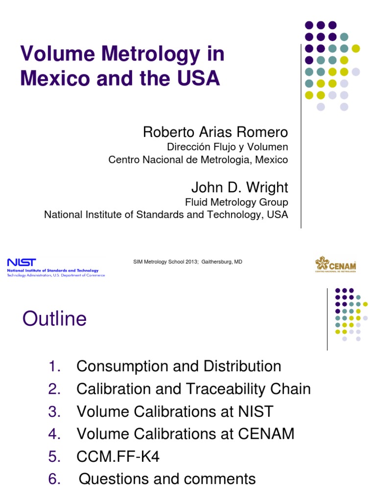 SIM Metrology School | PDF | Calibration | Metrology