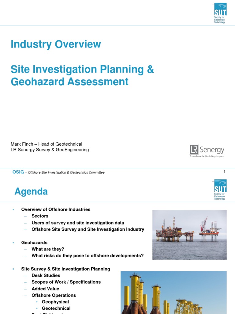 Offshore Site Investigation Planning | PDF