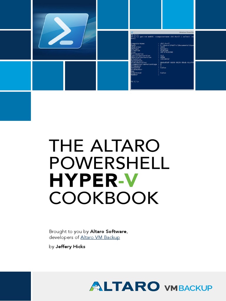 Altaro PowerShell Hyper V Cookbook | PDF