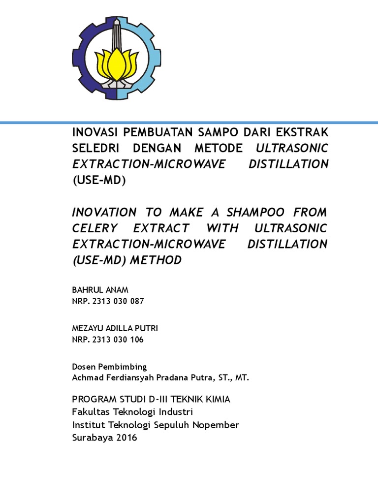 Celery Shampoo Innovation for Chemists | PDF | Computers