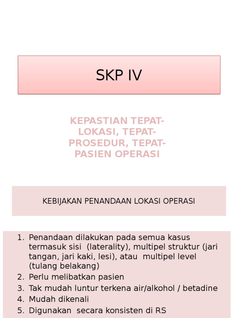 Power Point SKP IV | PDF