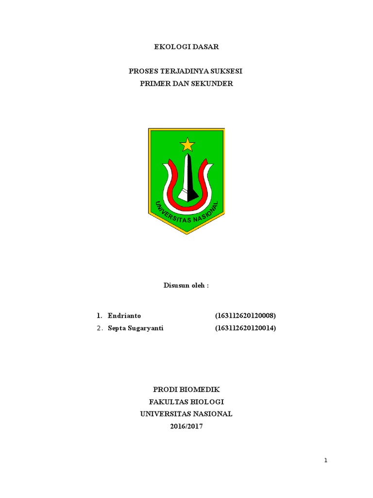 Suksesi Primer & Sekunder | PDF
