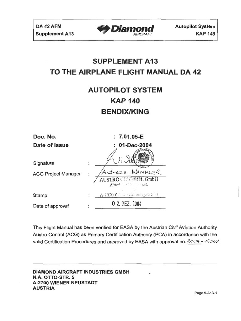 KAP 140 Autopilot System Guide | PDF | Aircraft Flight Control System ...
