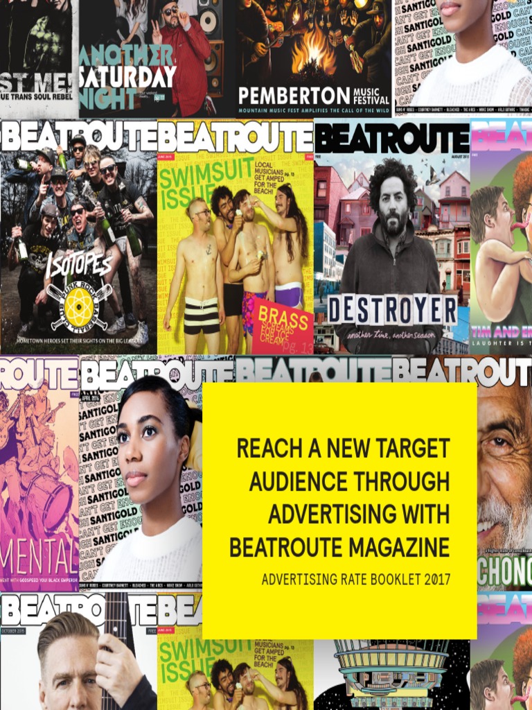 BeatRoute Magazine 2017 Ad Rates | PDF | Vancouver | Advertising