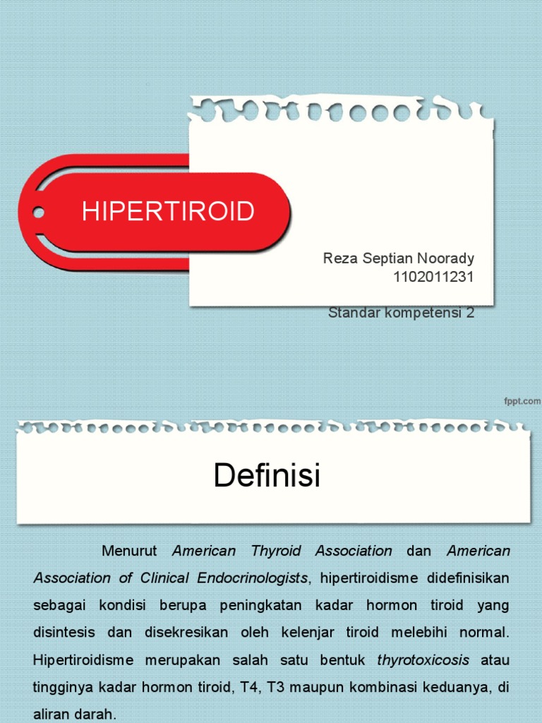 Hipertiroid & Hipotiroid 1 | PDF