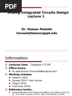 CMOS Circuit Design, Layout and Simulation | PDF