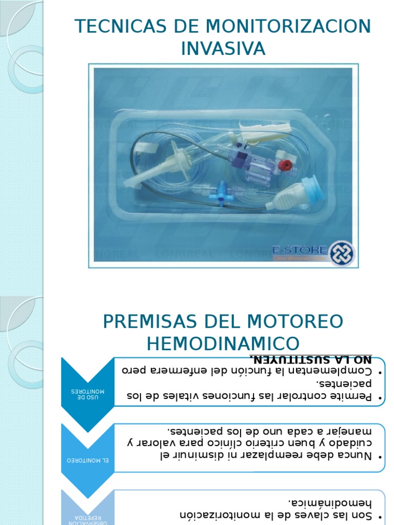Tecnicas de Monitorizacion Invasiva | PDF | Presión | Medicina