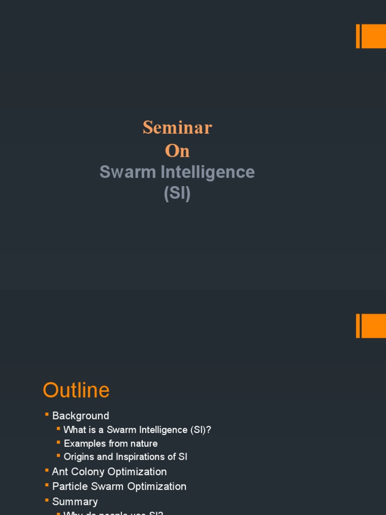 Swarm Intelligence (SI) | PDF | Metaheuristic | Cybernetics