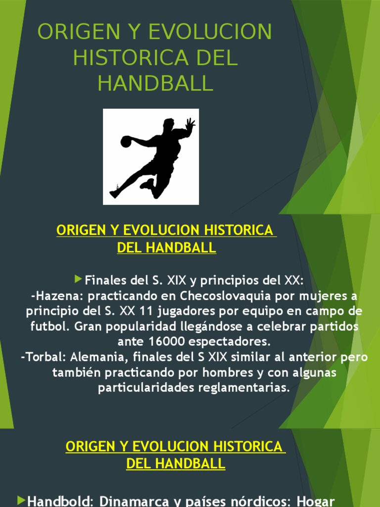 Origen y Evolucion Historica Del Handball | PDF | Deportes y ...