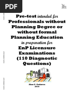 EnP Mock Exam Clean | PDF | City | Zoning