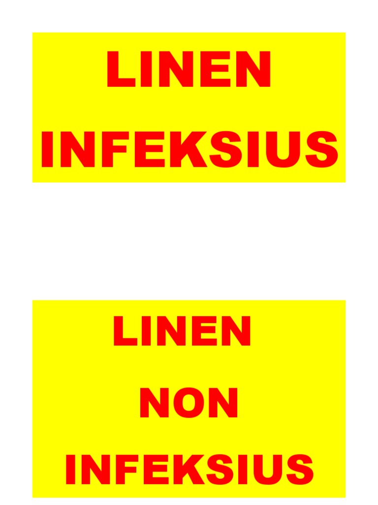 Linen Infeksius Dan Non | PDF