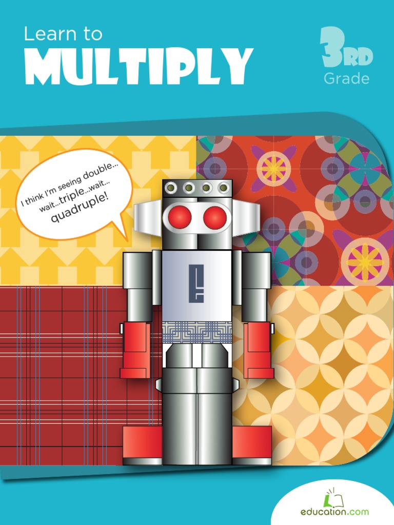 Learn To Multiply Workbook | PDF | Multiplication | Yellow