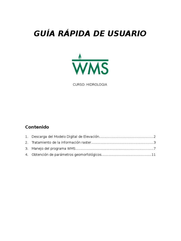 Manual WMS | PDF | Sistema de información geográfica | Software