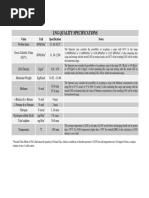 LNG Quality Specifications Overview | PDF