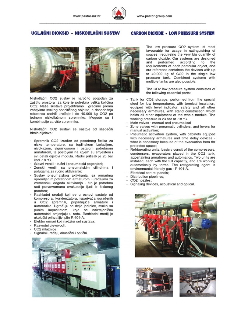 Pastor - CO2 Low Press. Systems | PDF | Carbon Dioxide | Valve