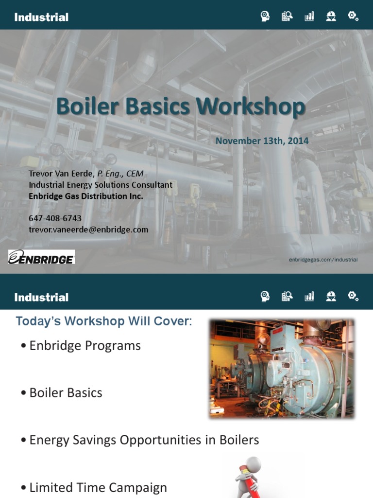 Boiler Basics Workshop - FINAL | PDF | Latent Heat | Boiler