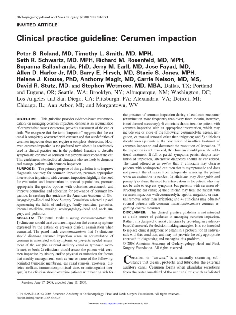 Jurnal Serumen Prop | PDF | Evidence Based Medicine | Systematic Review