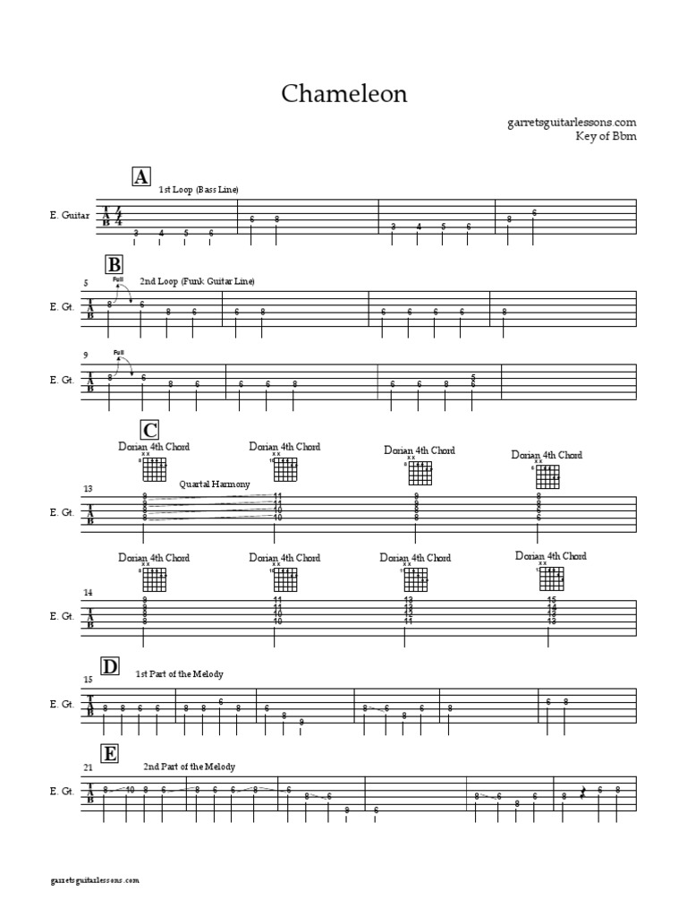 TAB - Chameleon | PDF