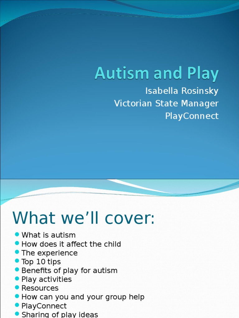 Autism and Play | PDF | Autism | Autism Spectrum