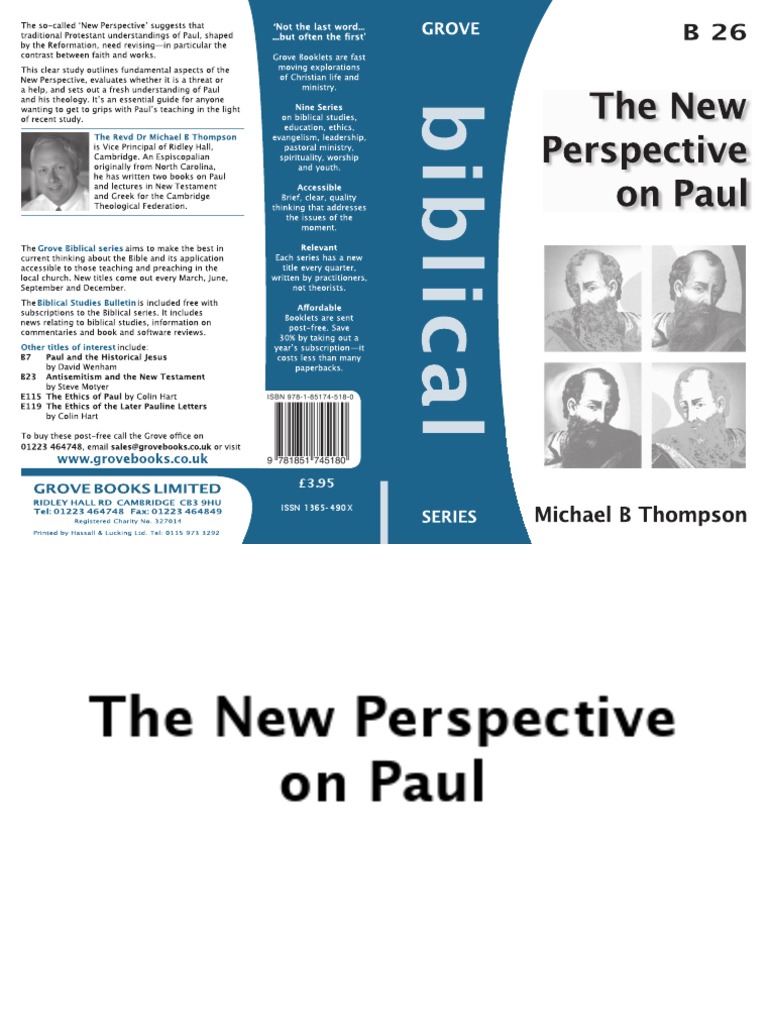 The New Perspective On Paul | PDF