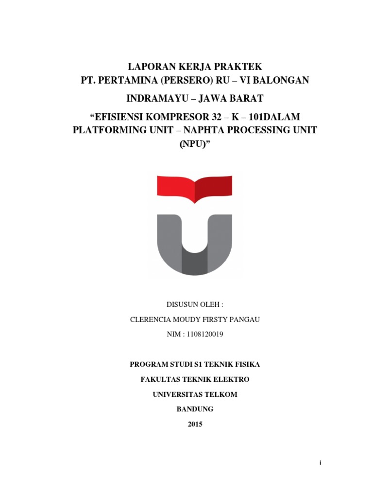 Clerenciamfp - Efisiensi Kompresor 32-K-101 Dalam Platforming Unit Npu ...