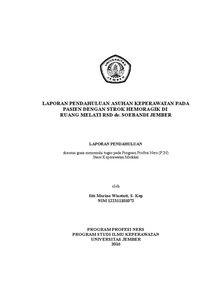 LP Stroke Hemoragik | PDF