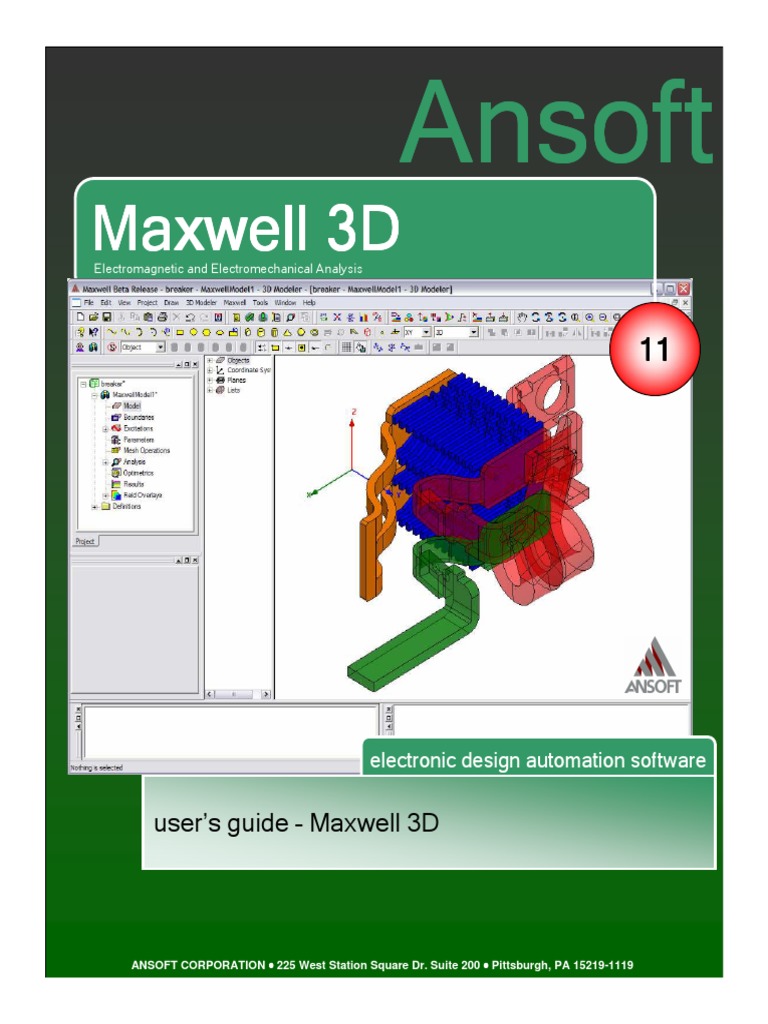 CompleteMaxwell3D V11 | PDF | Magnetic Field | Inductance