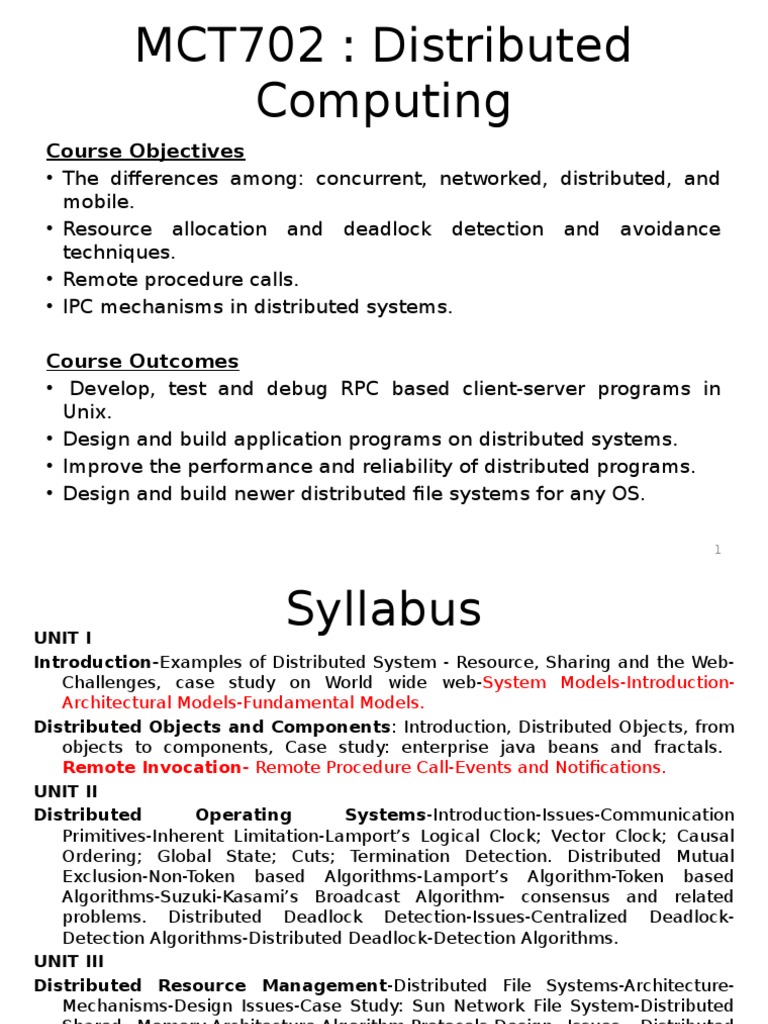 Mct702 All Units | PDF | Client–Server Model | World Wide Web