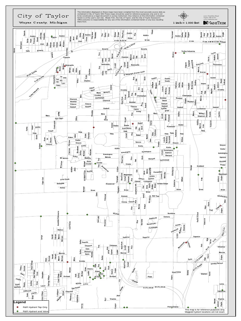 Taylor Hydrant Replacement Map | Download Free PDF | Teaching Mathematics