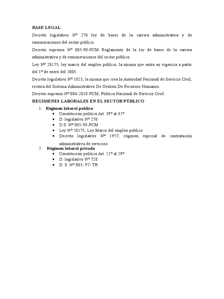 Base Legal | PDF | Planificación | Gobierno