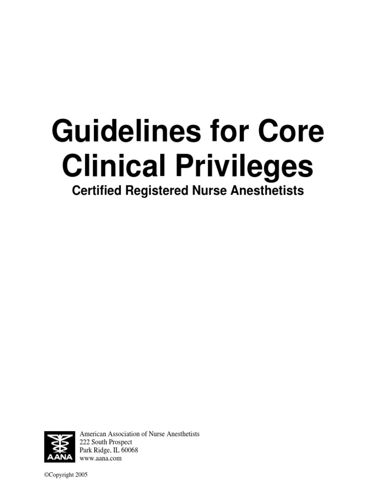 Konsep Clinical Privileges | PDF | Anesthesiologist | Anesthesia
