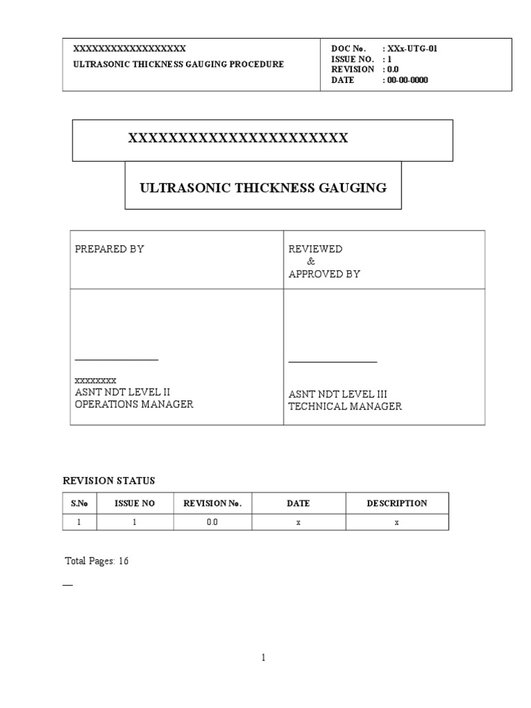 UTG | PDF | Nondestructive Testing | Calibration