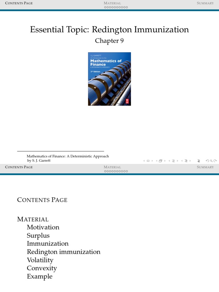 10 Redington Immunization | PDF | Bond Duration | Net Present Value