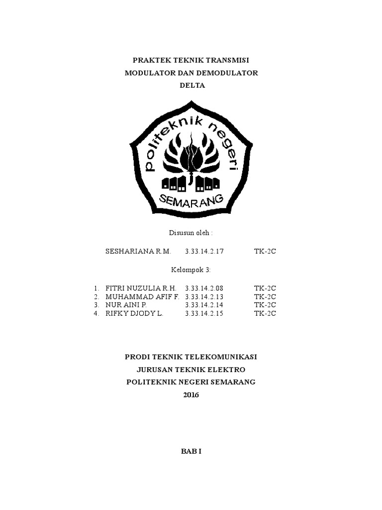Teknik Modulasi Delta dalam Telekomunikasi | PDF