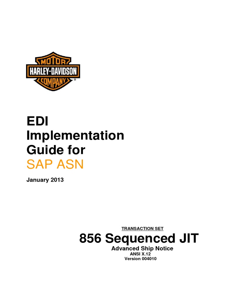 Edi 856 Asn | PDF | Electronic Data Interchange | Decimal