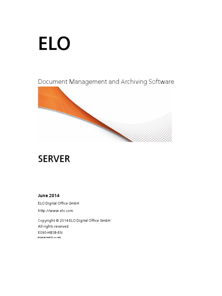 En Elo Server 9 | PDF | Microsoft Sql Server | Databases