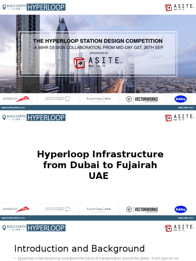 UAE Hyperloop | PDF | Hyperloop | Train Station