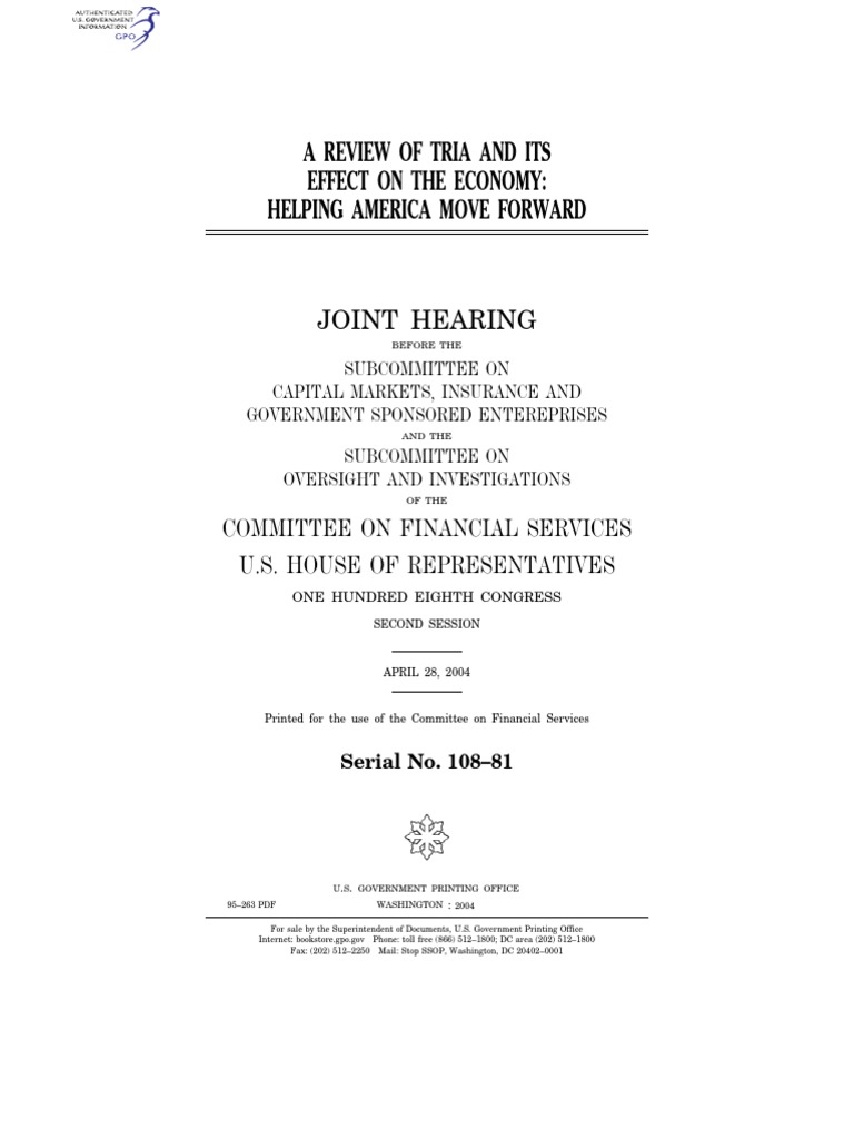 A Review of Tria and Its Effect On The Economy: Helping America Move ...
