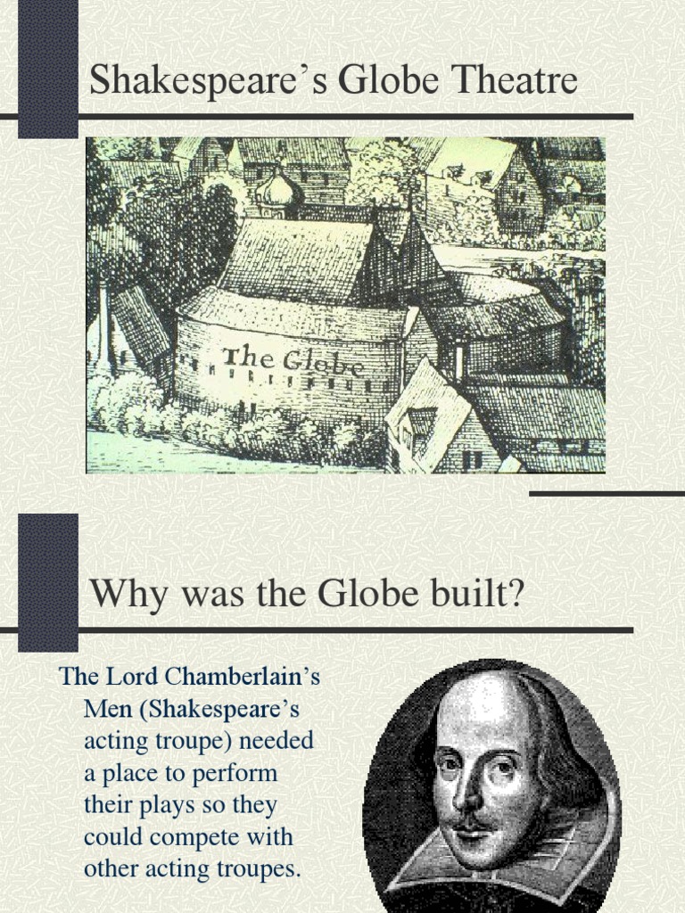 Shakespeare's Globe Theatre | PDF