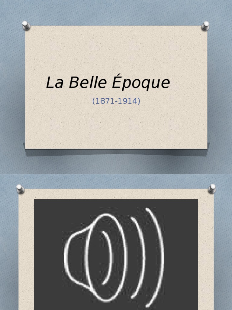 03.le Belle Epoque | PDF | Viajes por Europa | Ciencias económicas