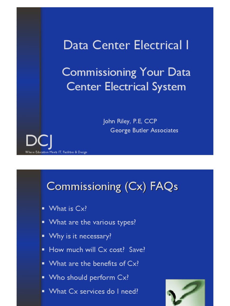 Commissioning Your Data Center Electrical System | PDF | Data Center ...