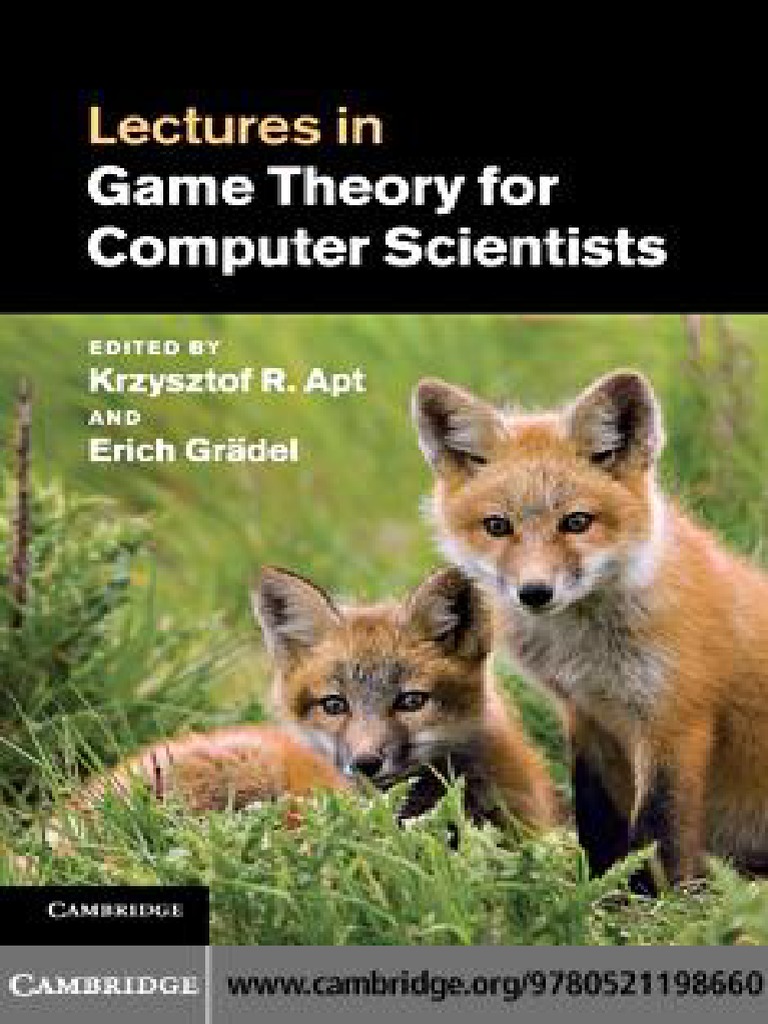 Lectures in Game Theory For Computer Scientists.9780521198660.54966 PDF ...