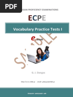 ECPE Writing Rating Scale | PDF | Vocabulary | Cognition