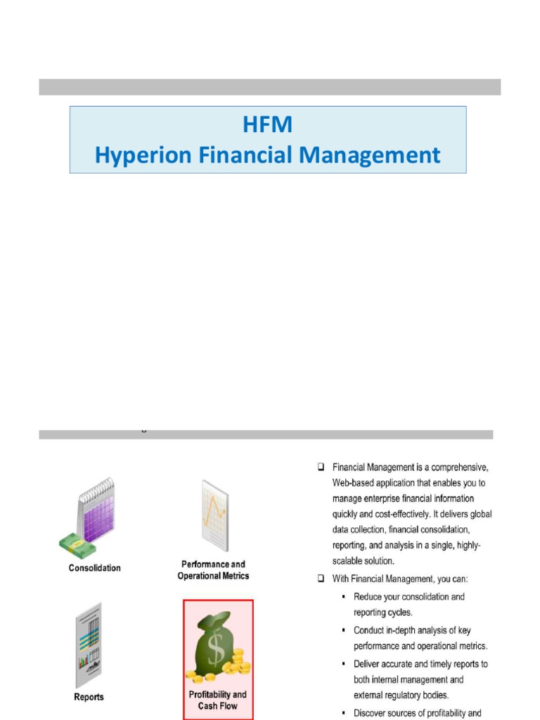 HFM Hyperion Financial Management | PDF