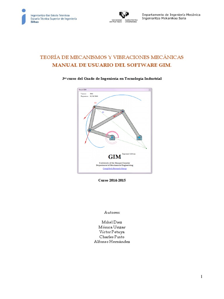 Manual GIM | PDF | Aceleración | Cinemática