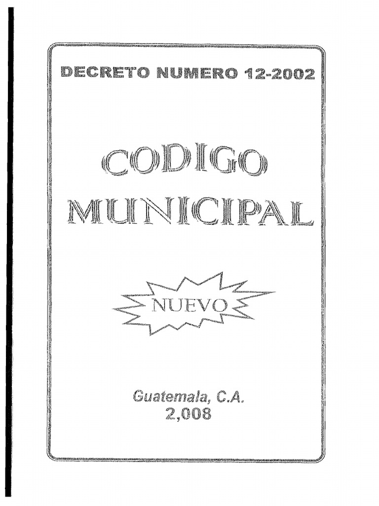 Código Municipal | PDF | Alcalde | Gobierno local