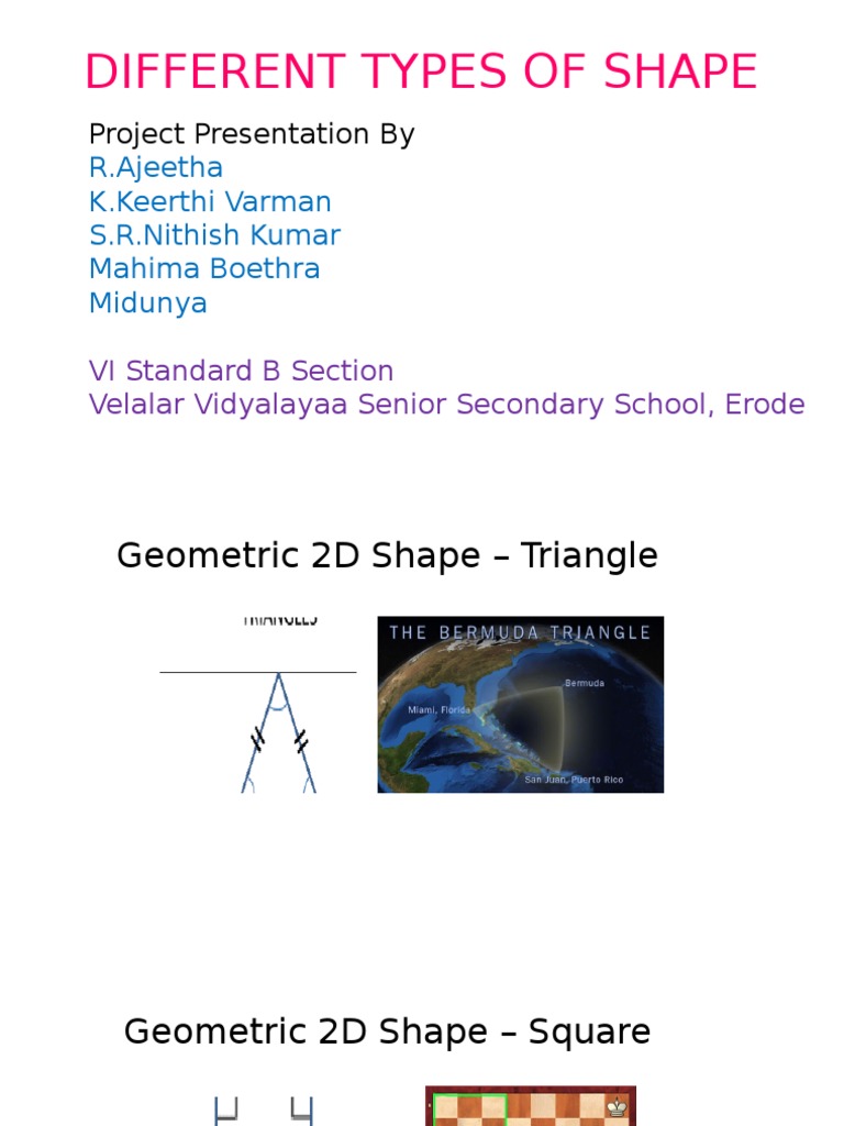 Different Types of Shape | PDF